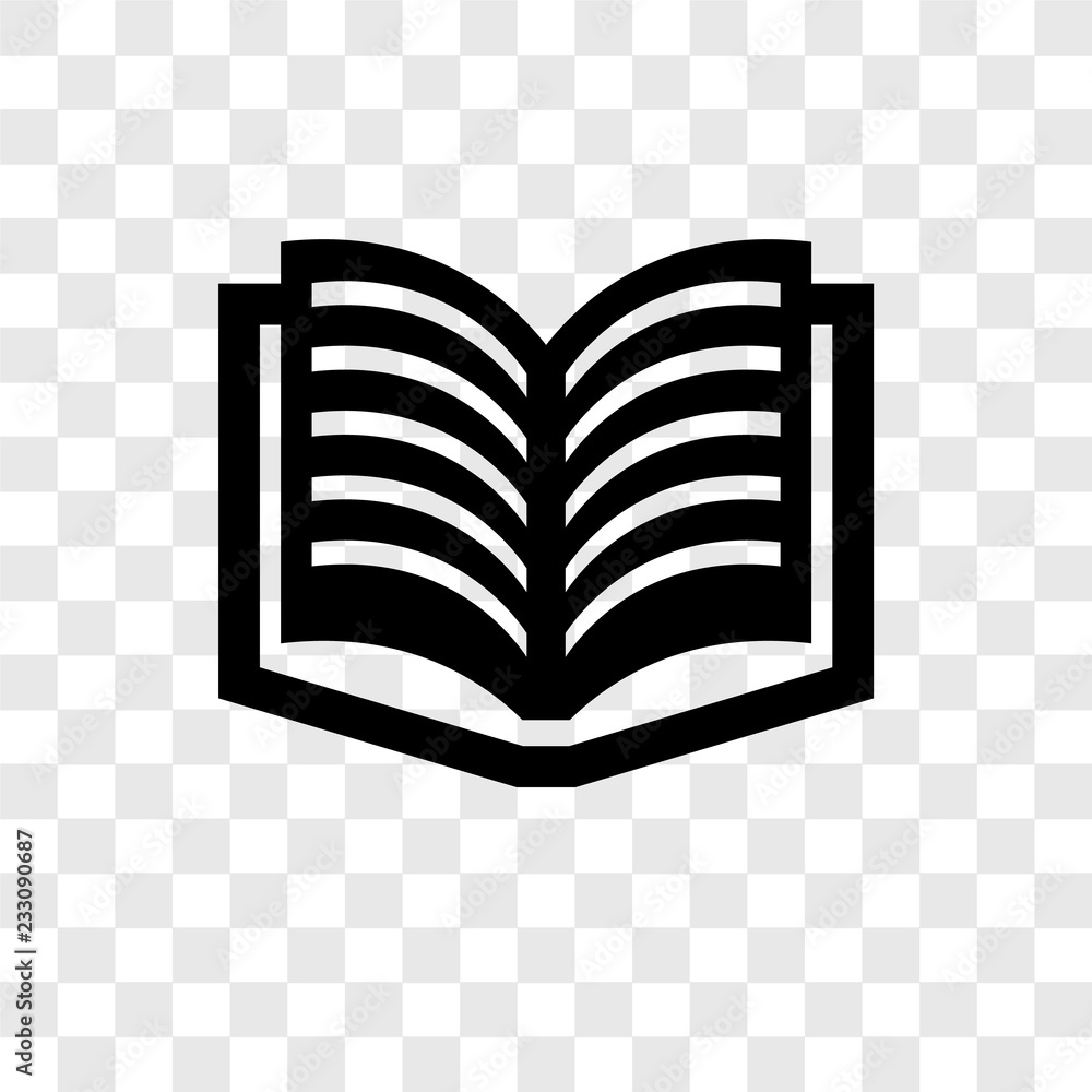 Literature vector icon isolated on transparent background, Literature ...