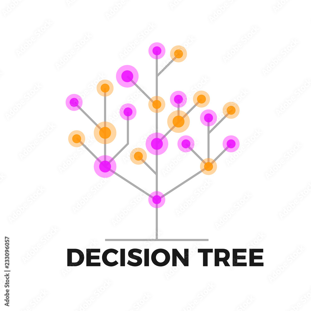 Decision tree icon Stock Vector | Adobe Stock