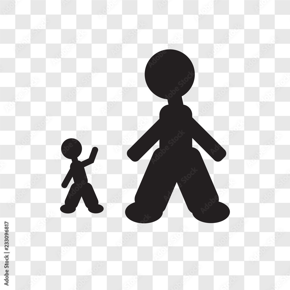 Giant man vector icon isolated on transparent background, Giant man ...