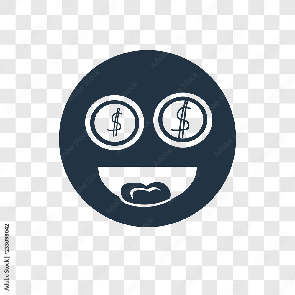 Greed vector icon isolated on transparent background, Greed ...