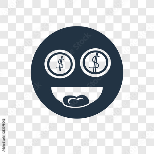 Greed vector icon isolated on transparent background, Greed ...