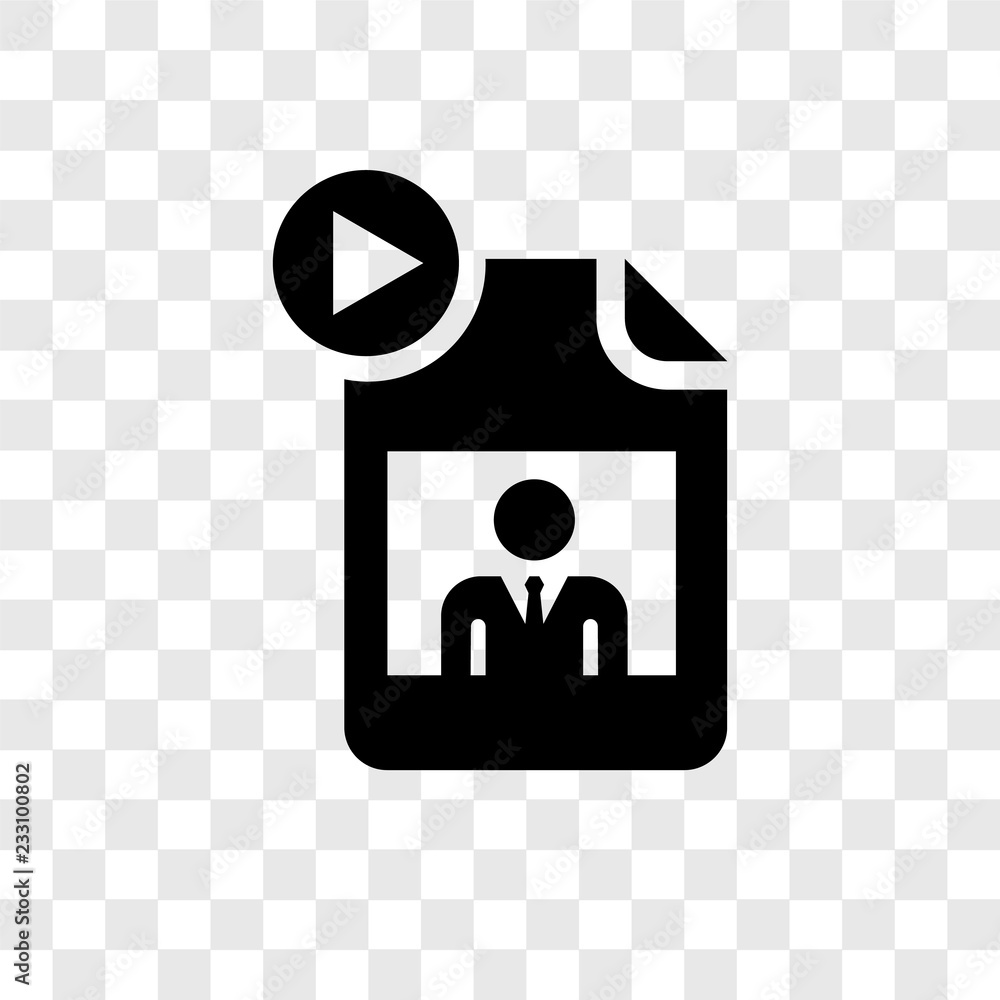 Gif vector icon isolated on transparent background, Gif transparency ...