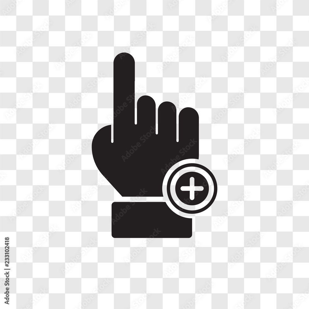 Clicker vector icon isolated on transparent background, Clicker ...