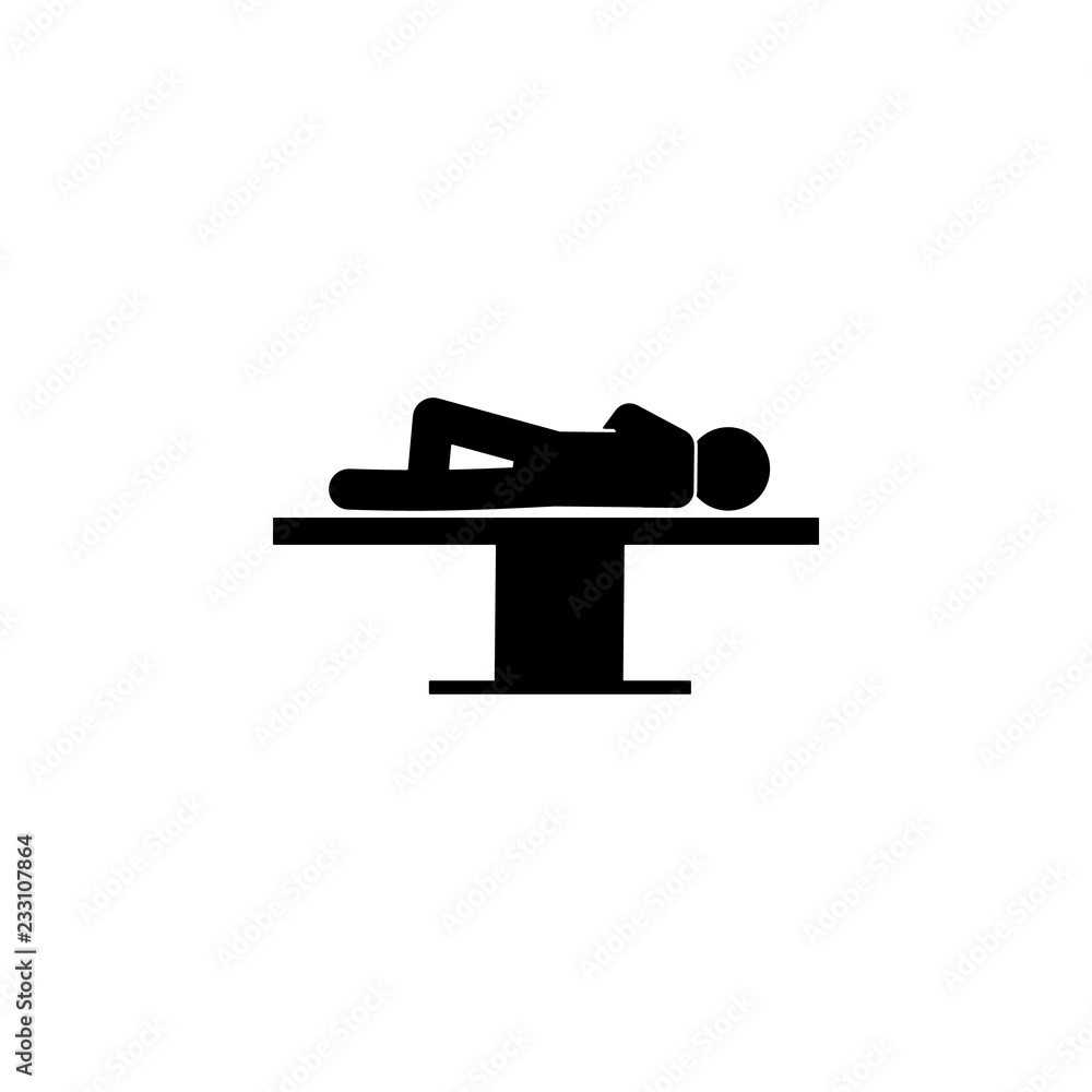 surgery, patient, position icon. Element of patient position icon for ...