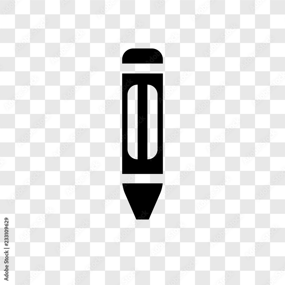 Crayola vector icon isolated on transparent background, Crayola ...