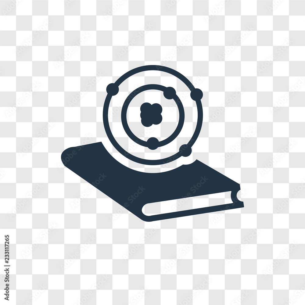 Atom vector icon isolated on transparent background, Atom transparency ...