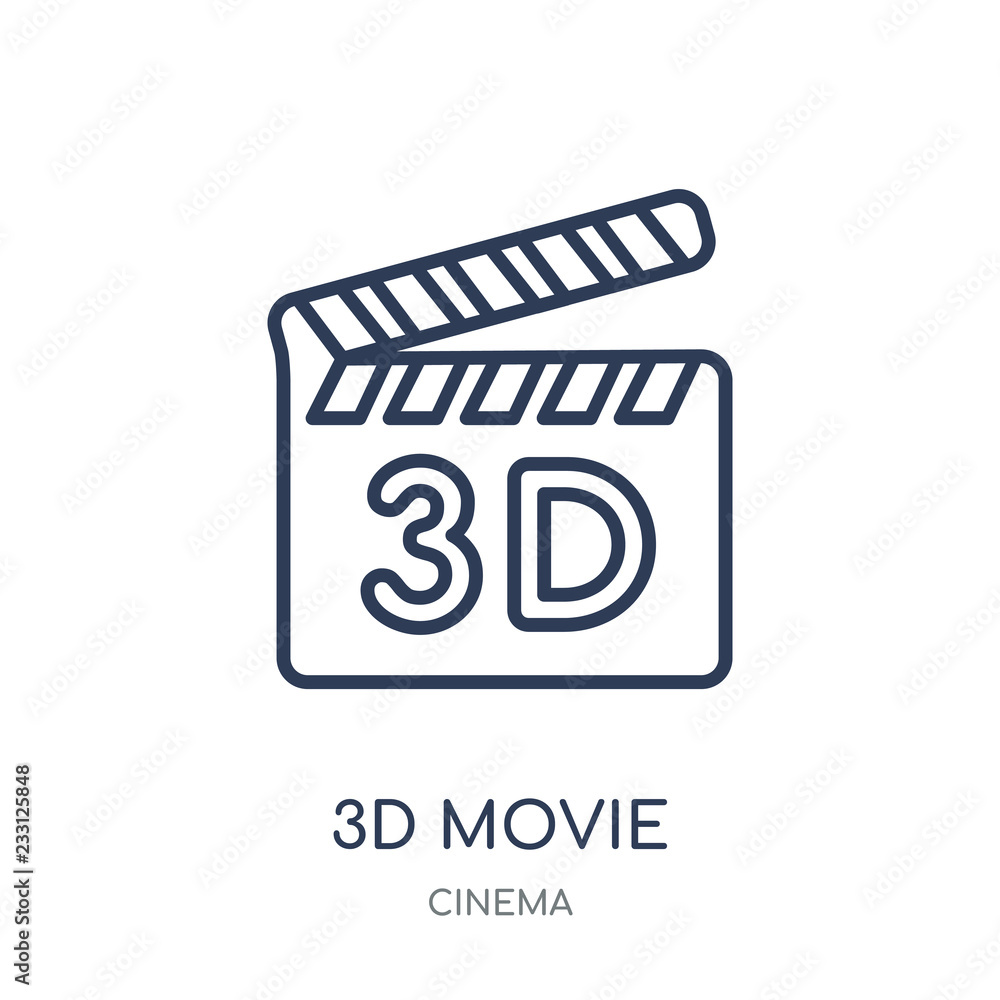 3d Movie Icon