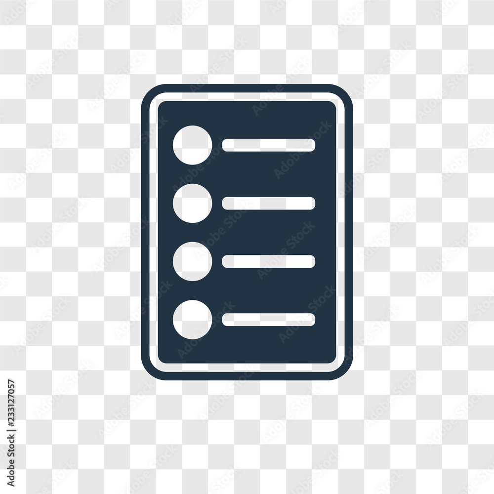 Testing vector icon isolated on transparent background, Testing ...