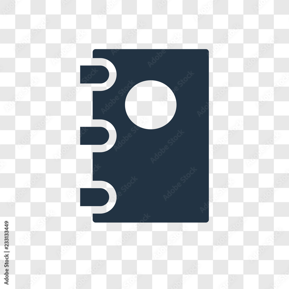 Dossier vector icon isolated on transparent background, Dossier ...