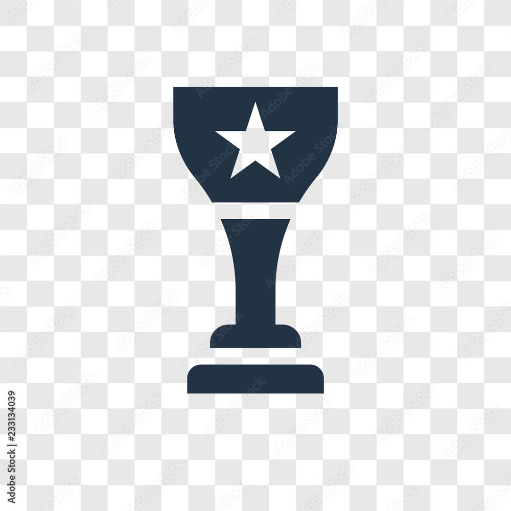 Cup vector icon isolated on transparent background, Cup transparency ...