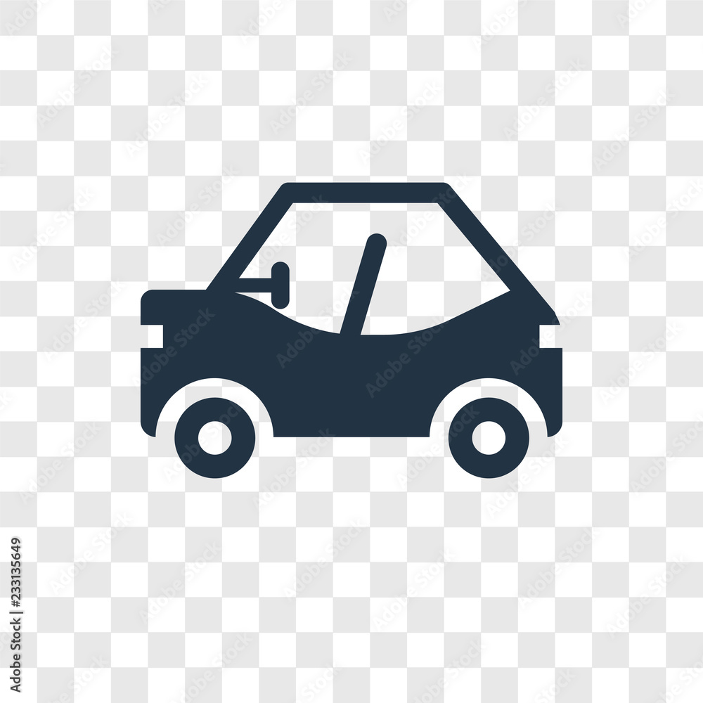 Buggy vector icon isolated on transparent background, Buggy ...