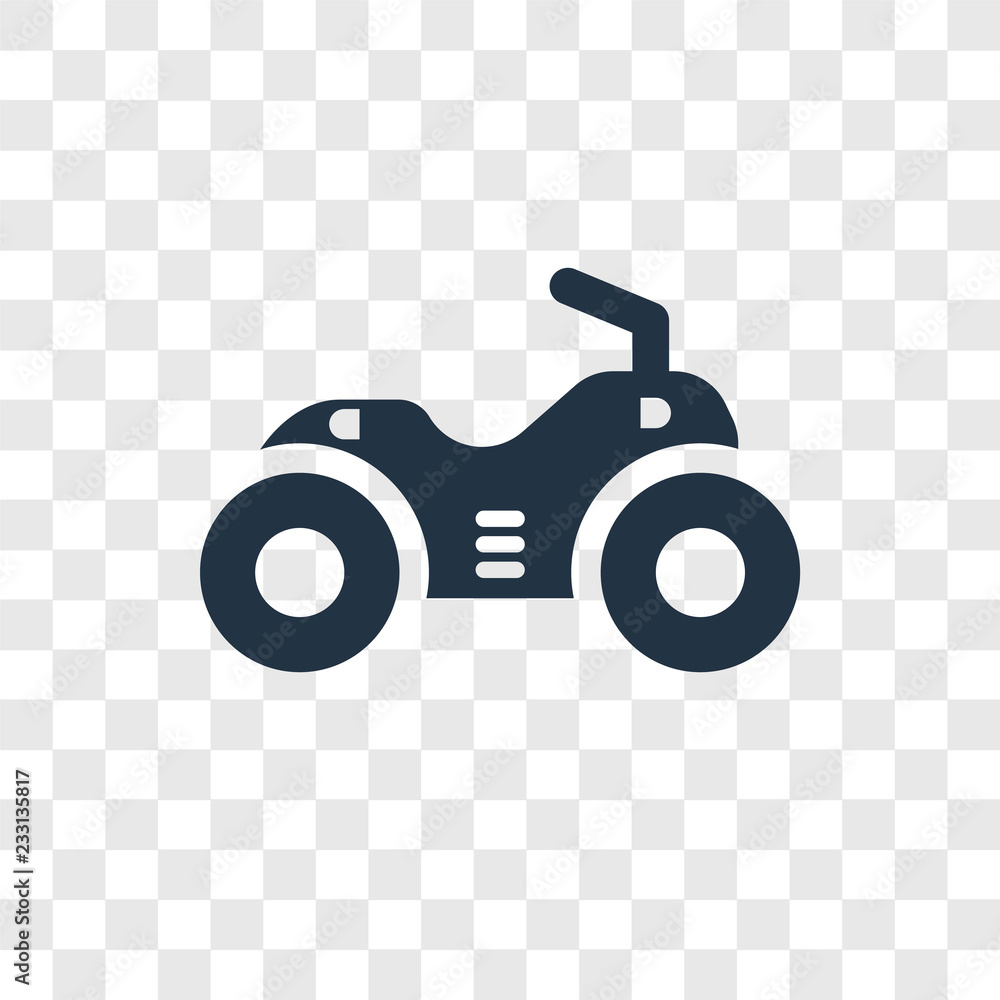 Quad vector icon isolated on transparent background, Quad transparency ...