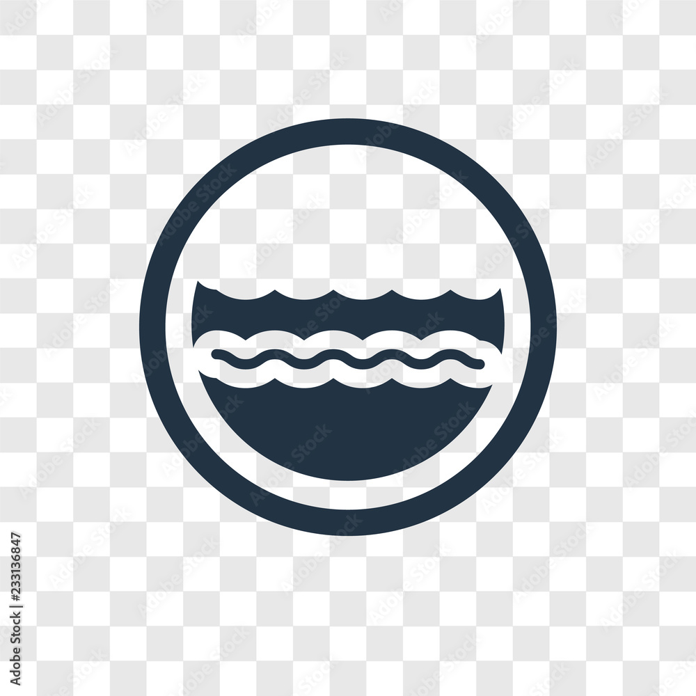 Porthole vector icon isolated on transparent background, Porthole ...