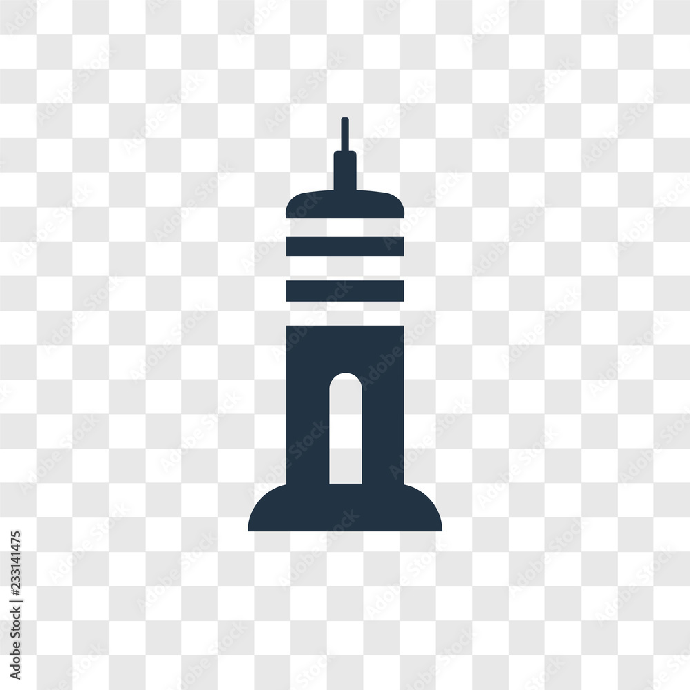 Building vector icon isolated on transparent background, Building ...