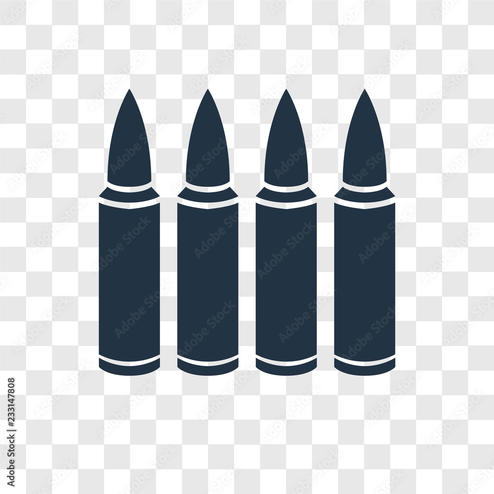 Bullets vector icon isolated on transparent background, Bullets ...