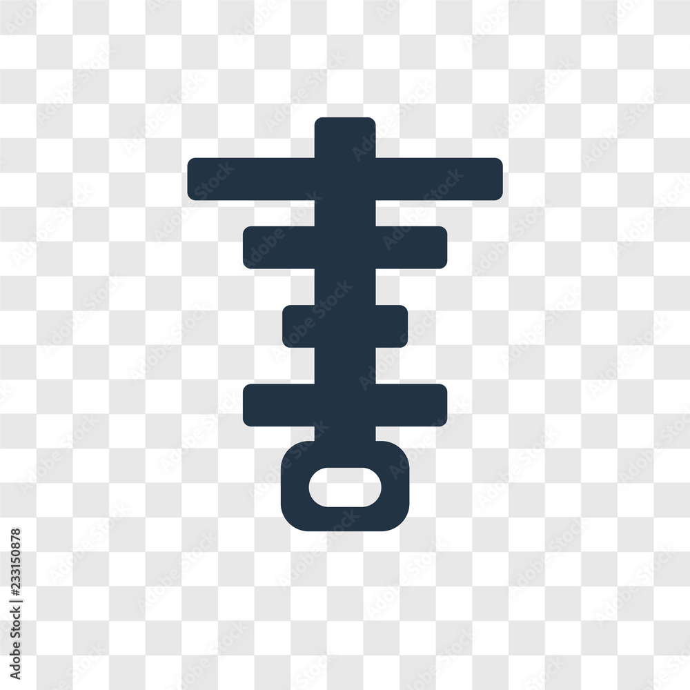 Strength vector icon isolated on transparent background, Strength ...