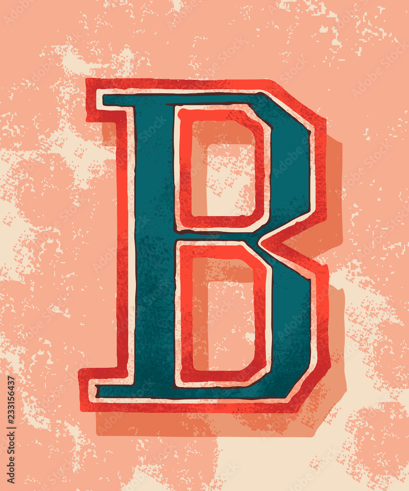 English alphabet letter B icon isolated Stock Vector | Adobe Stock