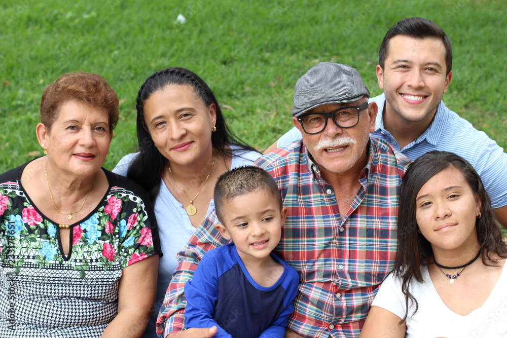 Candid of real family together Stock Photo | Adobe Stock