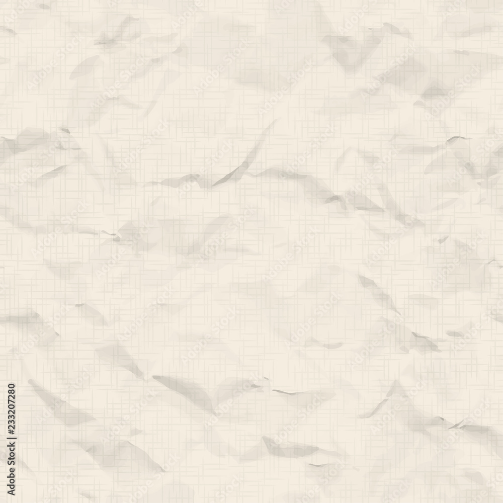 Seamless Crumpled Paper Texture