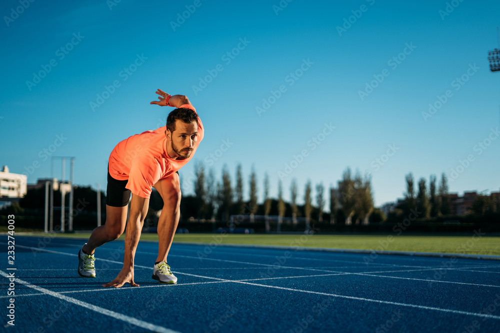 Running Race Start Position