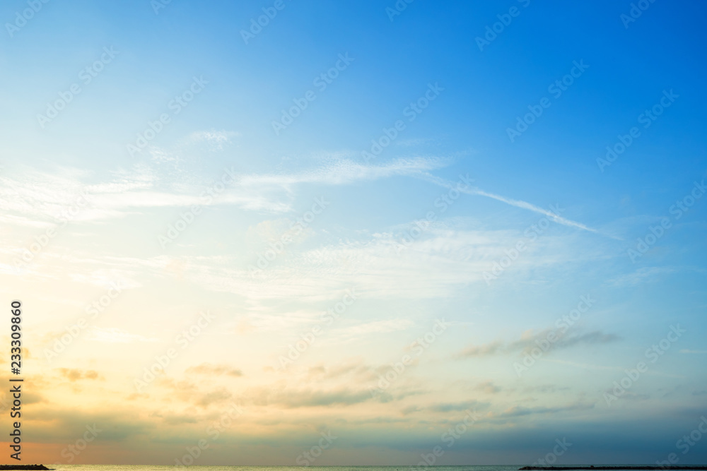 Morning Blue Sky Wallpaper