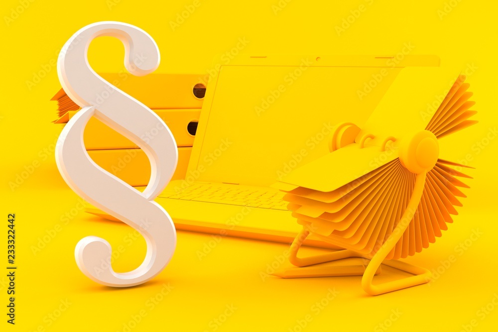 Office background with paragraph symbol Stock Illustration | Adobe Stock