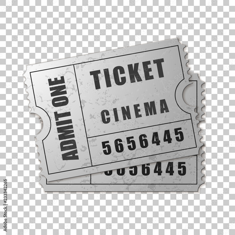 Admit Two Ticket Template