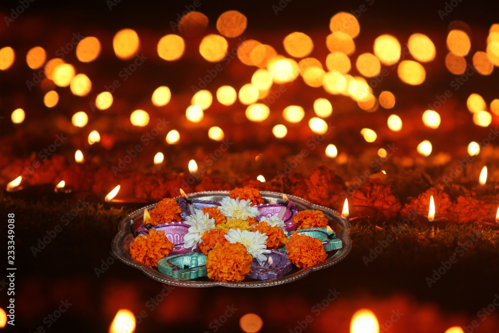 Hindu Ritual in Diwali Stock Photo | Adobe Stock