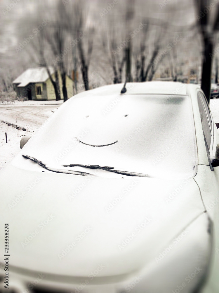 Funny Snow Car
