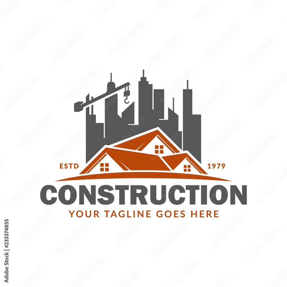 Vector of Construction Logo Design Template, suitable for Construction ...