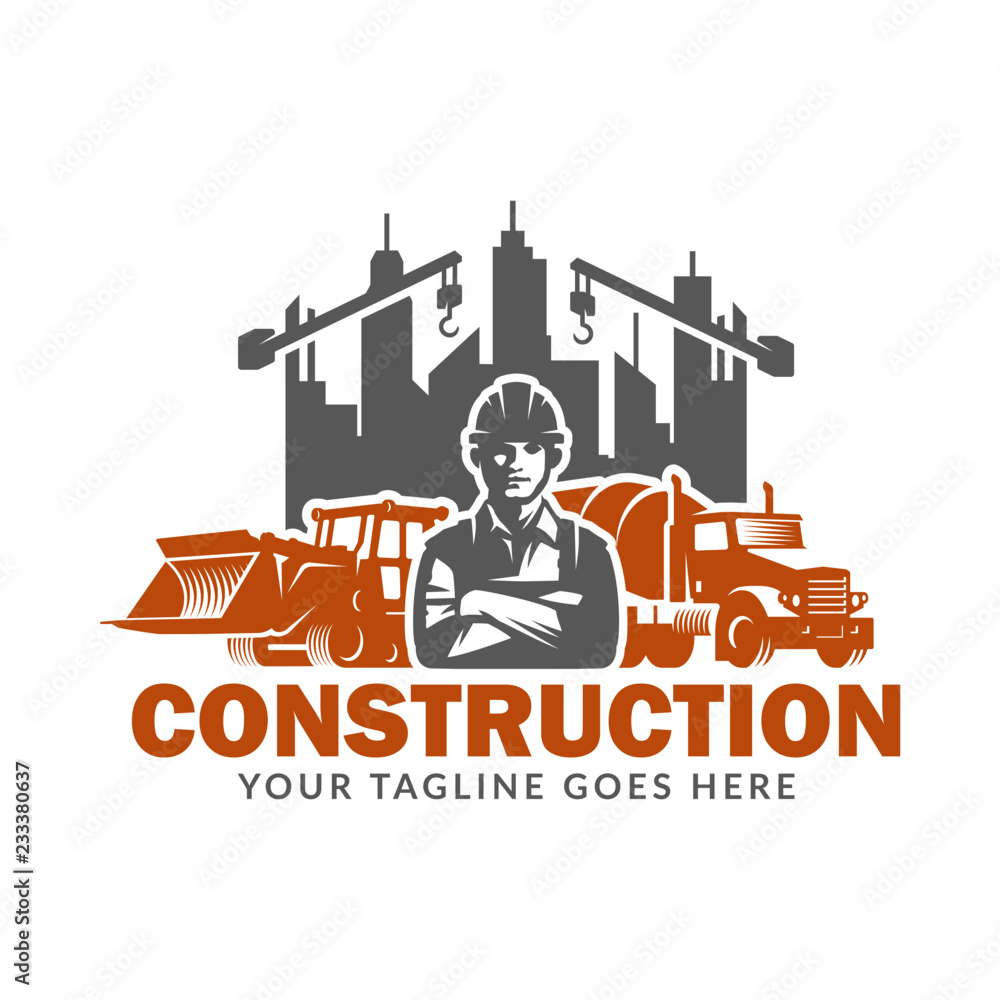 Vector of Construction Logo Design Template, suitable for Construction ...