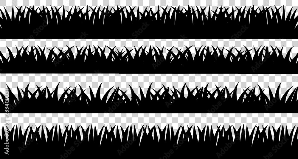 Black Grass Vector