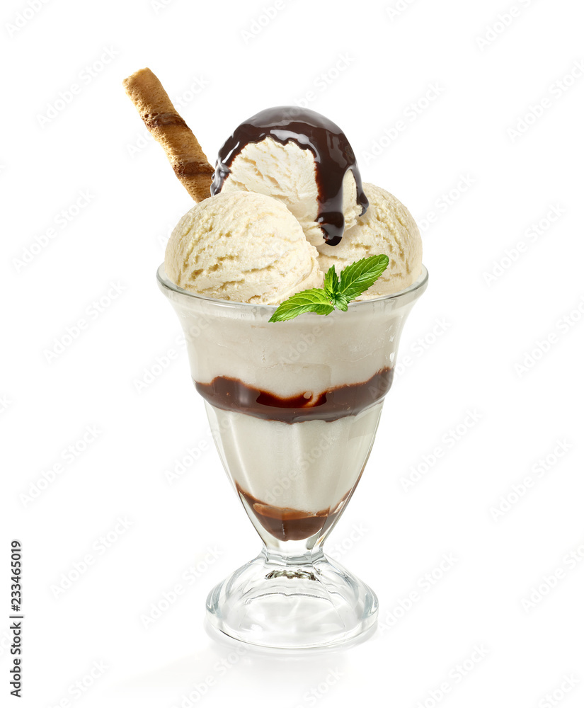 Ice Cream Sundae Background
