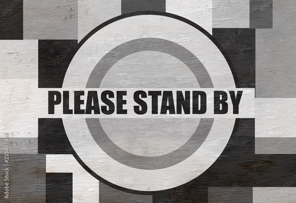 test pattern on wood grain texture Stock Illustration | Adobe Stock