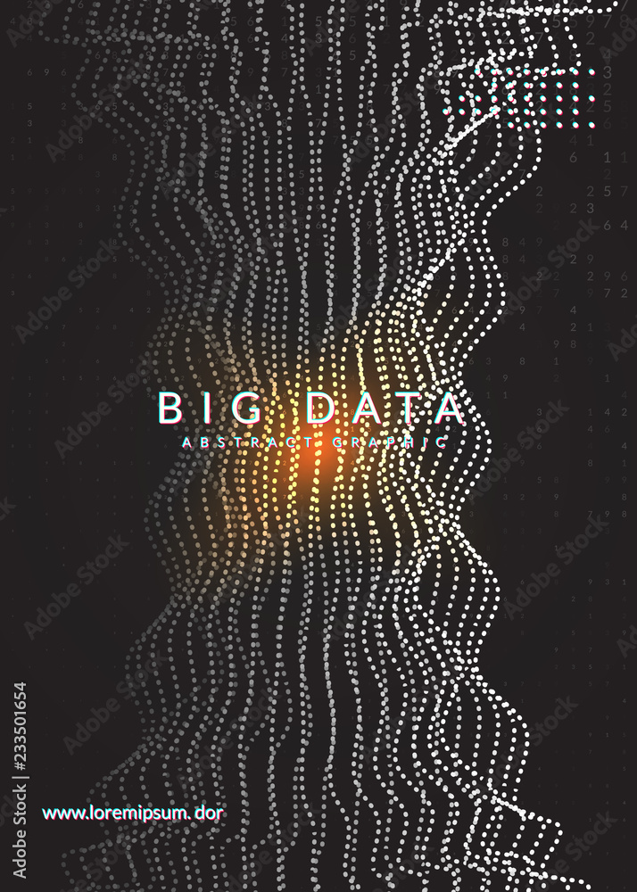 Artificial intelligence background. Technology for big data ...