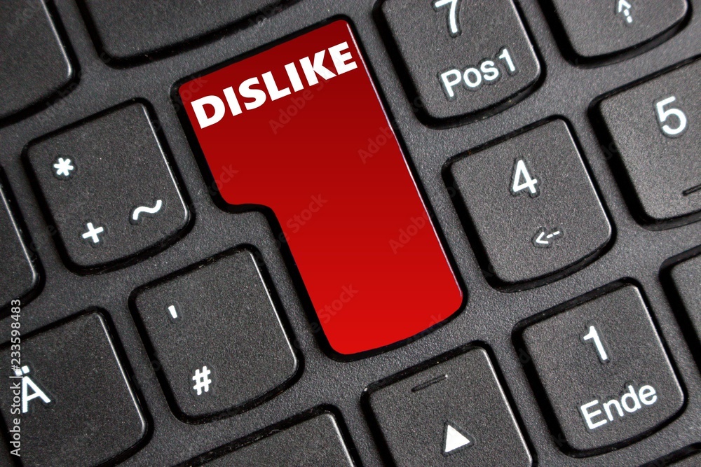 Dislike Button Keyboard