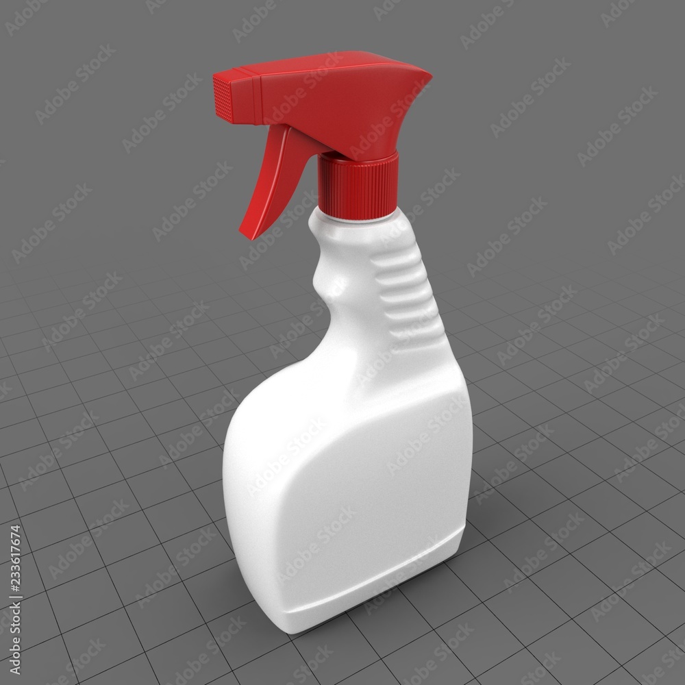 Spray bottle Stock 3D asset | Adobe Stock