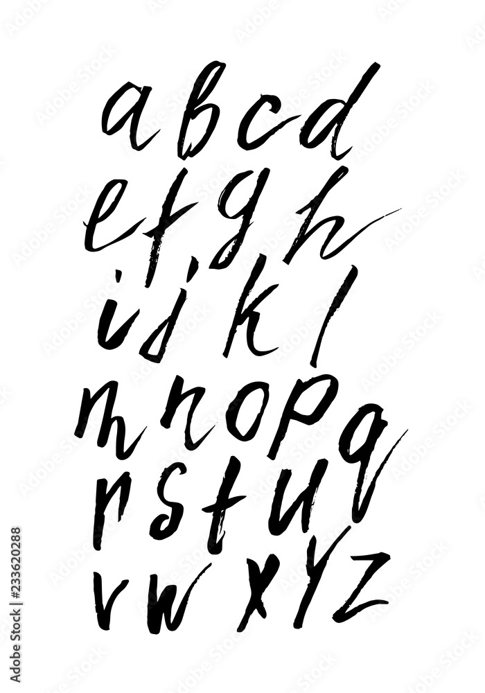Latin Alphabet A Z