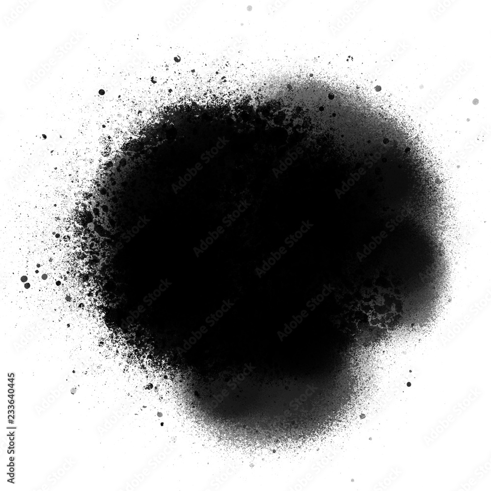 Realistic grunge graffiti spray paint effect on the white wall ...