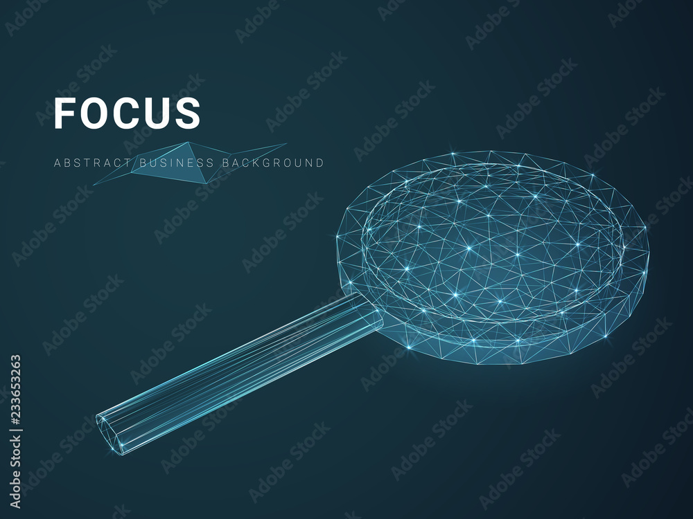 Abstract modern business background depicting focus with stars and ...