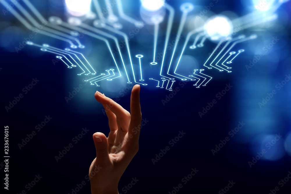 Creating the technology Stock Photo | Adobe Stock