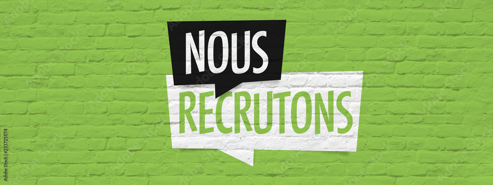 Nous recrutons Stock Photo | Adobe Stock