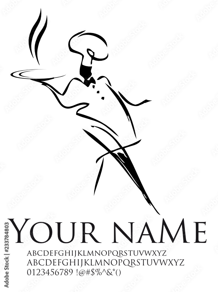 chef logo for business Stock Vector | Adobe Stock