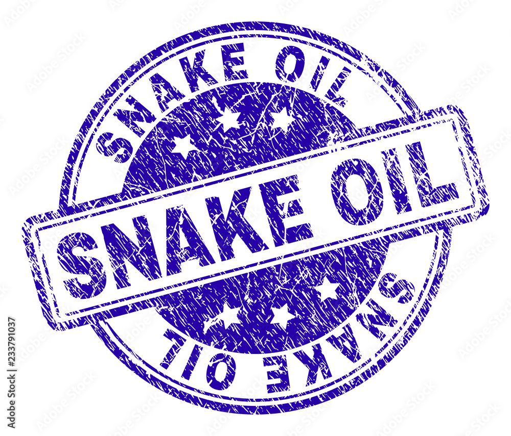 SNAKE OIL stamp seal imprint with distress texture. Designed with ...