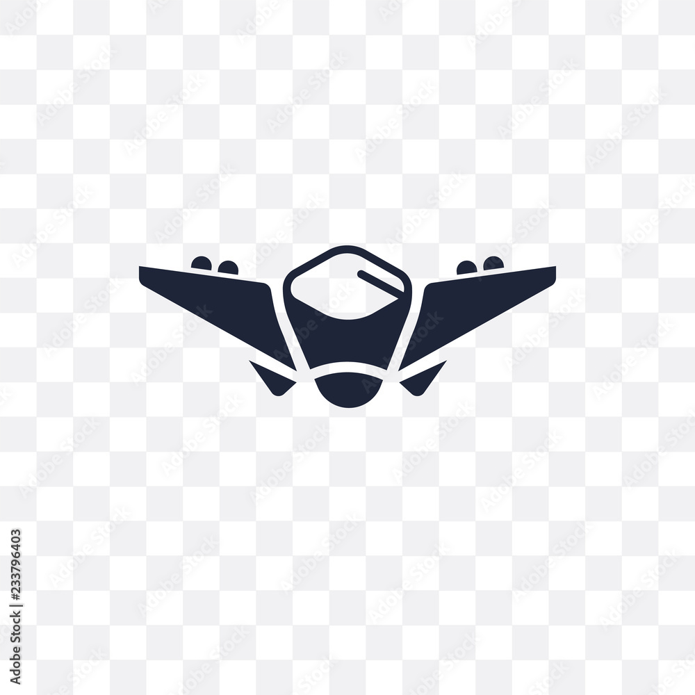 fighter plane transparent icon. fighter plane symbol design from Army ...