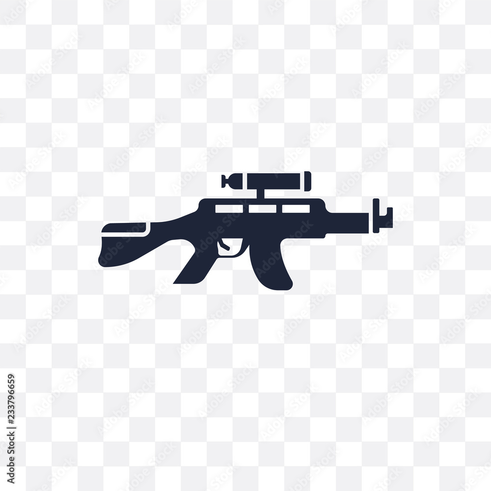 Rifle transparent icon. Rifle symbol design from Army collection ...