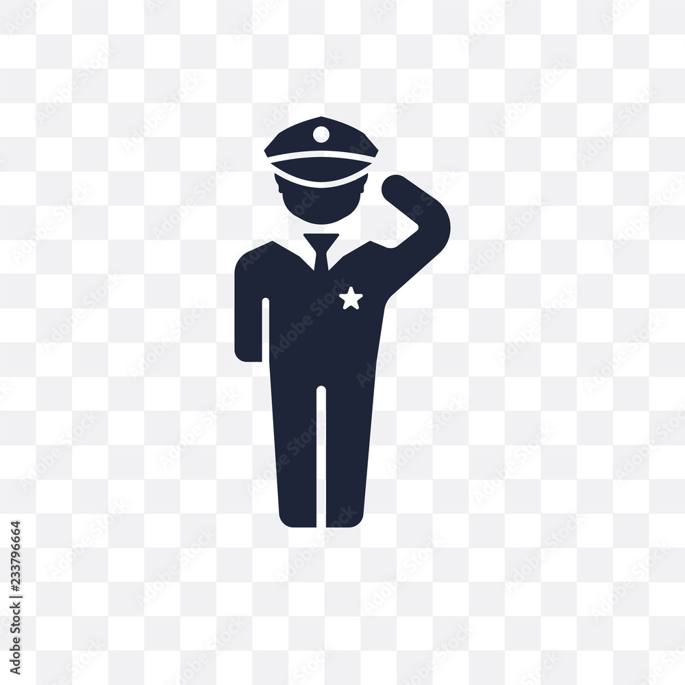 Salute transparent icon. Salute symbol design from Army collection ...