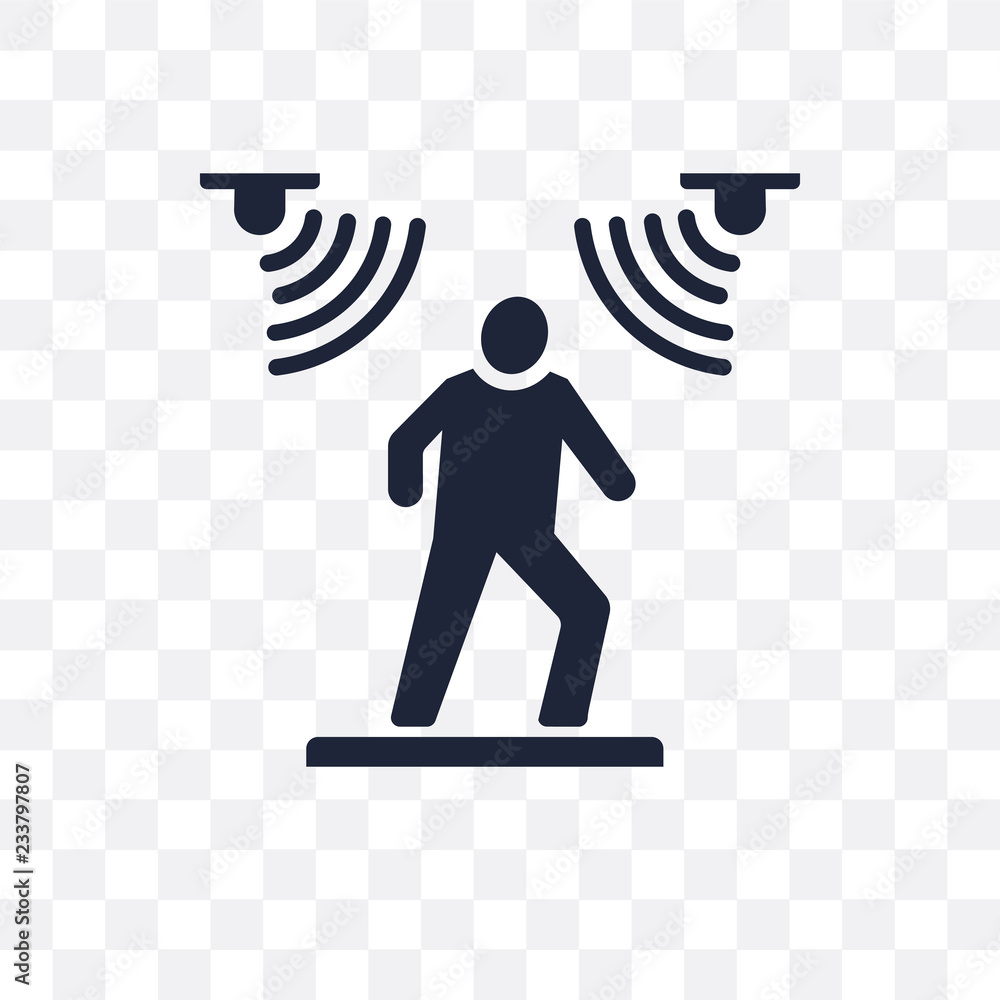 Motion sensor transparent icon. Motion sensor symbol design from Future ...