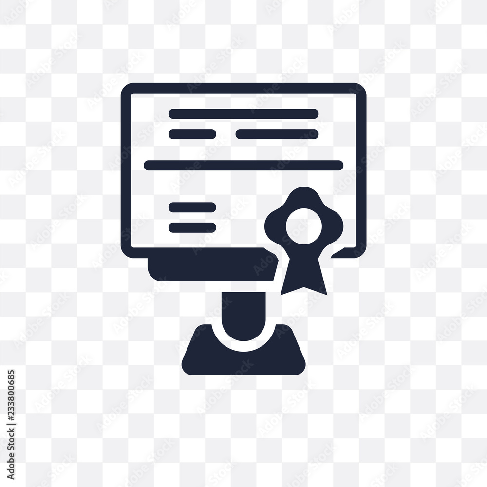 Qualification transparent icon. Qualification symbol design from Online ...