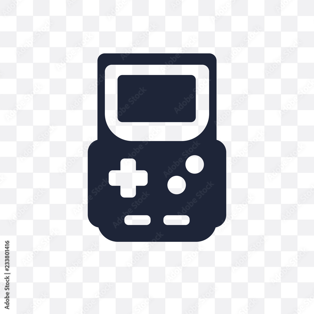 Gameboy transparent icon. Gameboy symbol design from Arcade collection ...